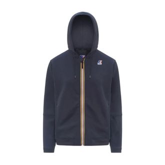 K-Way SweaT-shirt zipp&eacute; en molleton bross&eacute; Prosper - Homme - Sweatshirts et sweats &agrave; capuche - Bleu - Taille: XL
