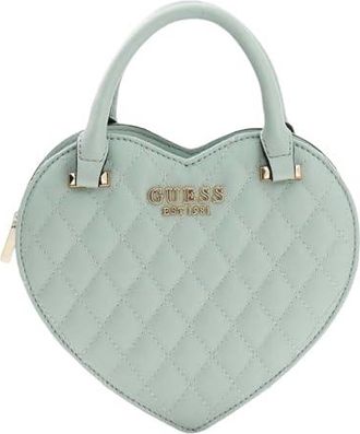 Guess sac &agrave; main sac &agrave; &eacute;paule bandouli&egrave;re Atabey Heart Bag Light Sage menthe