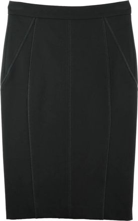 Mauro Grifoni Femme, Jupes, Noir, Taille: 40 FR Longuette Tube Skirt