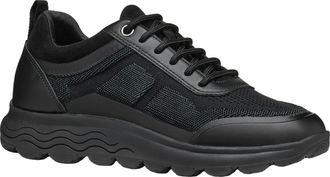 Geox Damen D SPHERICA C Sneaker, Black, 41 EU