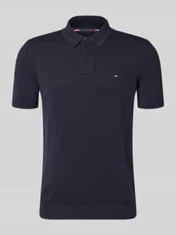 Tommy Hilfiger Regular Fit Strick-Poloshirt aus reiner Baumwolle