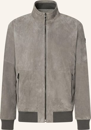 Joop Lederjacke grau