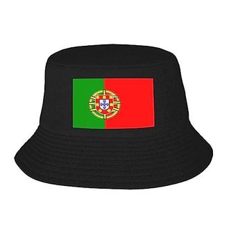 Generic Chapeau De Seau Unisexe Drapeau du Portugal Femme Chapeau De P&ecirc;cheur &Eacute;t&eacute; Respirant Bonnet De Soleil, pour Chasse, Sports, Le Camping, 56-58cm