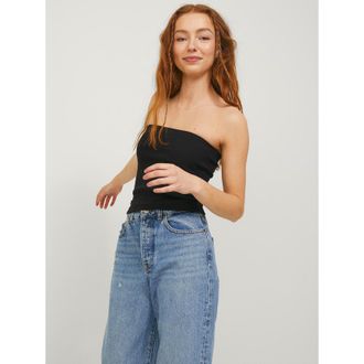 Jack & Jones Top Fiona 12234188 Schwarz Slim Fit