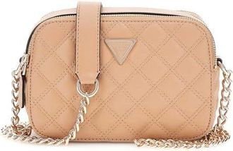 Guess sac à épaule bandoulière Giully II Camera Bag Beige marron clair
