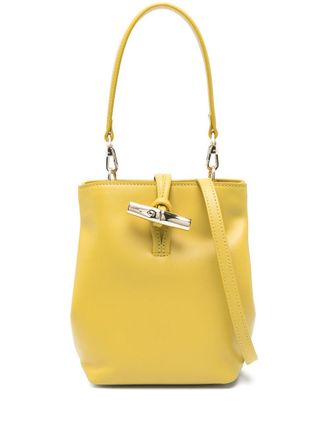 Longchamp sac seau mini Le 37 - Jaune