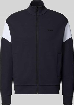 HUGO BOSS Regular Fit Sweatjacke aus Baumwoll-Mix Modell SW_Union Skaz