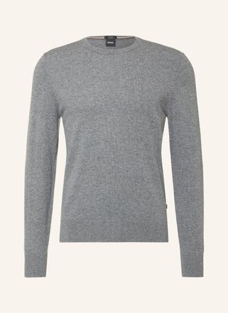 HUGO BOSS Cashmere-Pullover grau
