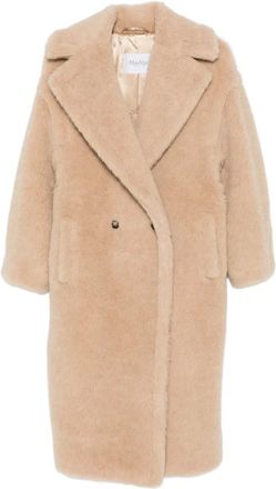 Max Mara Tedgirl double-breasted coat - Nude