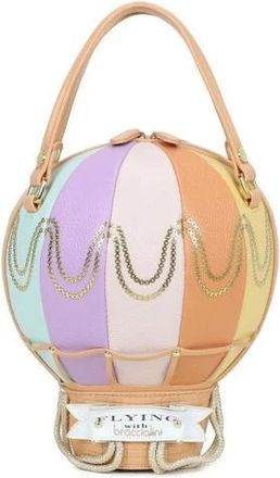 Braccialini Femme, Sacs, Multicolore, Taille: ONE Size Leather Crossbody Bag