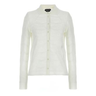 Tom Ford Gestricktes Hemd - - Blouses & Shirts - Damen - Wei&szlig; - S