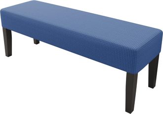 Generic Bankbezug Stretch Waschbar Bezug Für 63-208cm Sitzbank Esszimmer Küche Bankauflage Schonbezug Elastisch Sitzbankbezug Möbelschutz Schlafzimmer Rechtec