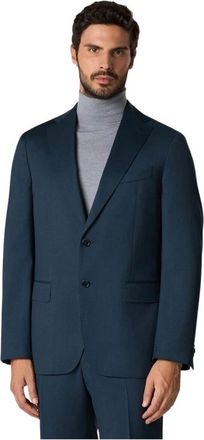Brooks Brothers Homme, Vestes, Vert, Taille: 2XL Blazer Classique en Laine Vierge