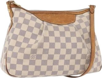 Louis Vuitton Pre-owned Damier Azur Schultertasche - - Pre-owned - Damen - Beige - ONE SIZE
