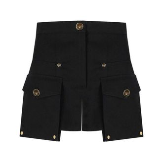 Elisabetta Franchi Damen, Shorts, Schwarzk, 2XSGr&ouml;&szlig;e