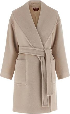 Max Mara Kurzer Mantel - Hellbraun