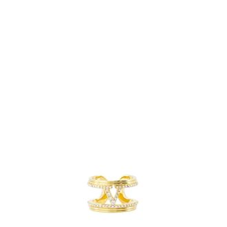 Valentino Garavani Ovalette Ring - - Accessories - Damen - Gelb - 50 MM