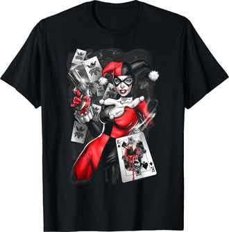 DC Comics Harley Quinn Smoking Gun T Shirt T-Shirt