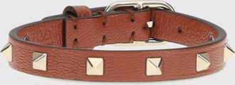 Valentino Garavani Bracelet Rockstud en cuir de ch&egrave;vre avec clous