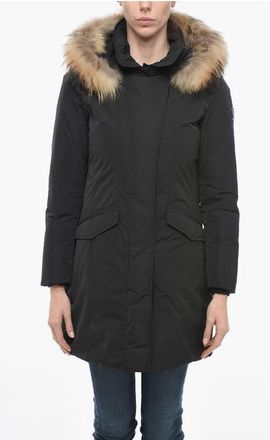 Woolrich Removable Fur MODERN VAIL Down Jacket size Xs