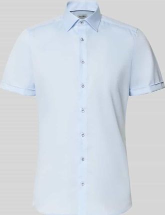 Olymp Level 5 Slim Fit Business-Hemd mit Kentkragen