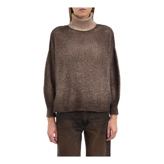 Avant Toi Femme, Pulls, Brun, Taille: 40 FR Maille Ras du Cou