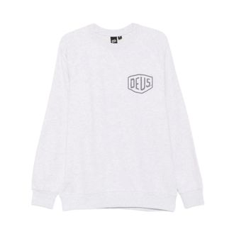 Deus Venice Address Crew - - Sweatshirts & Hoodies - Herren - Grau - L