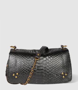 Jerome Dreyfuss Sac Bobi Python Noir