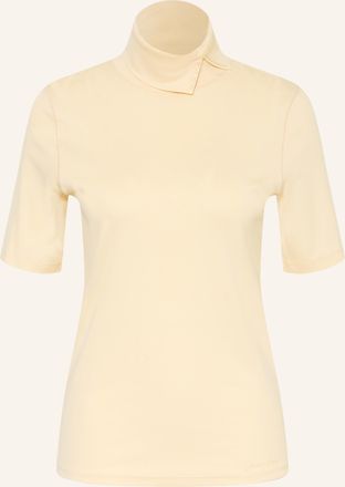 Marc Cain Rollkragenshirt Mit Schmuckperlen gelb