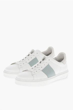 Woolrich Leather Low-Top Sneakers With Contrasting Detail size 39