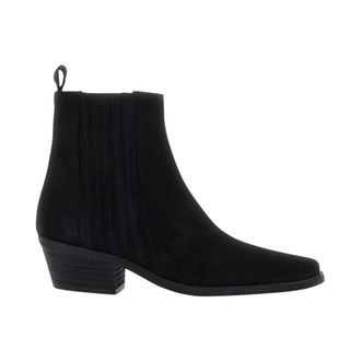 Pollini Wildleder-Stiefeletten mit Absatz - - Shoes - Damen - Schwarzk - 39 EU