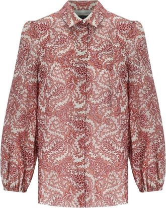 Max Mara Femme, Blouses et Chemises, Rose, Taille: 34 FR Periodi Shirt