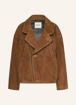 Sandro Sandro Lederjacke braun