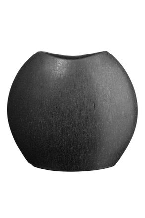 ASA Vase Moon, Schwarz, Keramik, 32 cm, Dekoration, Vasen, Keramikvasen