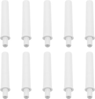 Cabilock 10 Stück Teiliges Hydraulisches Soft-Close Mechanismus Geräuschreduzierender Kunststoff-dämpfer für Küchenmülleimer-Deckel und Schranktüren Universell