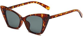 Generic 2025 Designer Cat Eye Fashion Retro Street Shooting Lunettes de soleil en plein air Vacances Plage Shade Lunettes de soleil (couleur : F, taille : moy