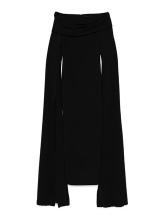 Solace London Robe Au Genou - Noir