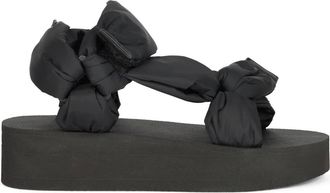 Red Valentino Femme, Chaussures, Noir, Taille: 40 EU Sandales d&eacute;t&eacute; noires au design d&eacute;contract&eacute; et polyvalent