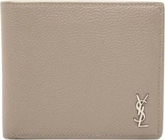 Saint Laurent Portefeuilles Pre-owned en cuir - Femme - Pre-owned - Beige - Taille: ONE Size