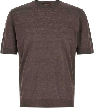 Zanone Pull Col Rond - Gris
