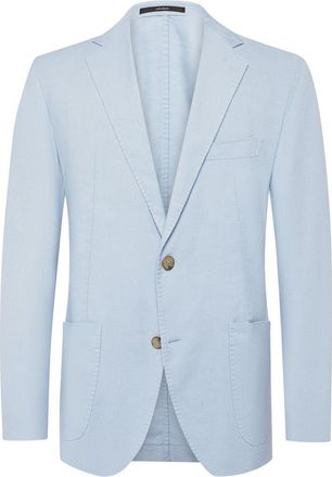 Windsor Einreihiges Sakko Giro aus einem Leinenmischgewebe, Shaped Fit in