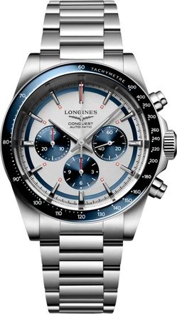 Longines Longines, Femme, Accessoires, Gris, Taille: ONE Size Conquest Chronograph