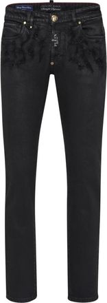 Philipp Plein Herren, Jeans, Schwarzk, W30Gr&ouml;&szlig;e