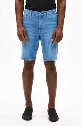 Armedangels Herren vegan Denim Shorts Naailo Jupiter Blau