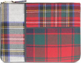 Comme Des Gar&ccedil;ons unisex, Accessoires, Multicolore, Taille: ONE Size Tartan Motif Flat Clutch