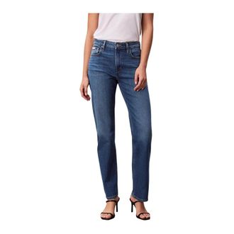 Calvin Klein Jeans Jeans mit Rei&szlig;verschluss- Knopfleiste und Taschen vorne - - Jeans - Damen - Blau - W29