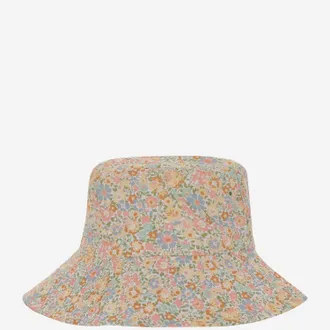 BONPOINT Girls Bucket Hat Floral Multicolour Cotton