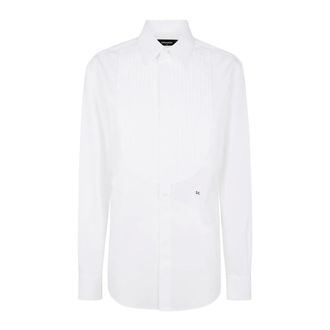 Dsquared2 Femme, Blouses et Chemises, Blanc, Taille: 38 FR Chemise Smoking