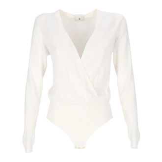 Elisabetta Franchi Body - - Tops - Damen - Wei&szlig; - M