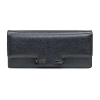 Tom Ford Femme, Sacs, Noir, Taille: ONE Size Sac bandouli&egrave;re Aube E/W en cuir grain&eacute; souple